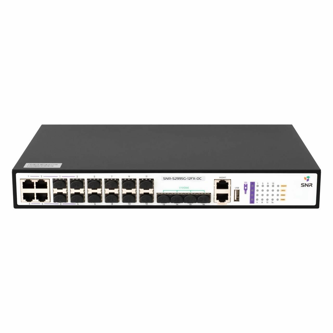 Управляемый коммутатор уровня 3 SNR-S2995G-12FX-DC