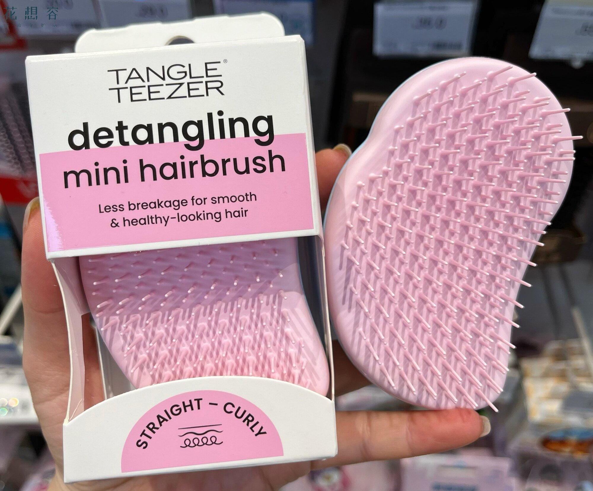 Расческа Thick & Curly Dusky Pink