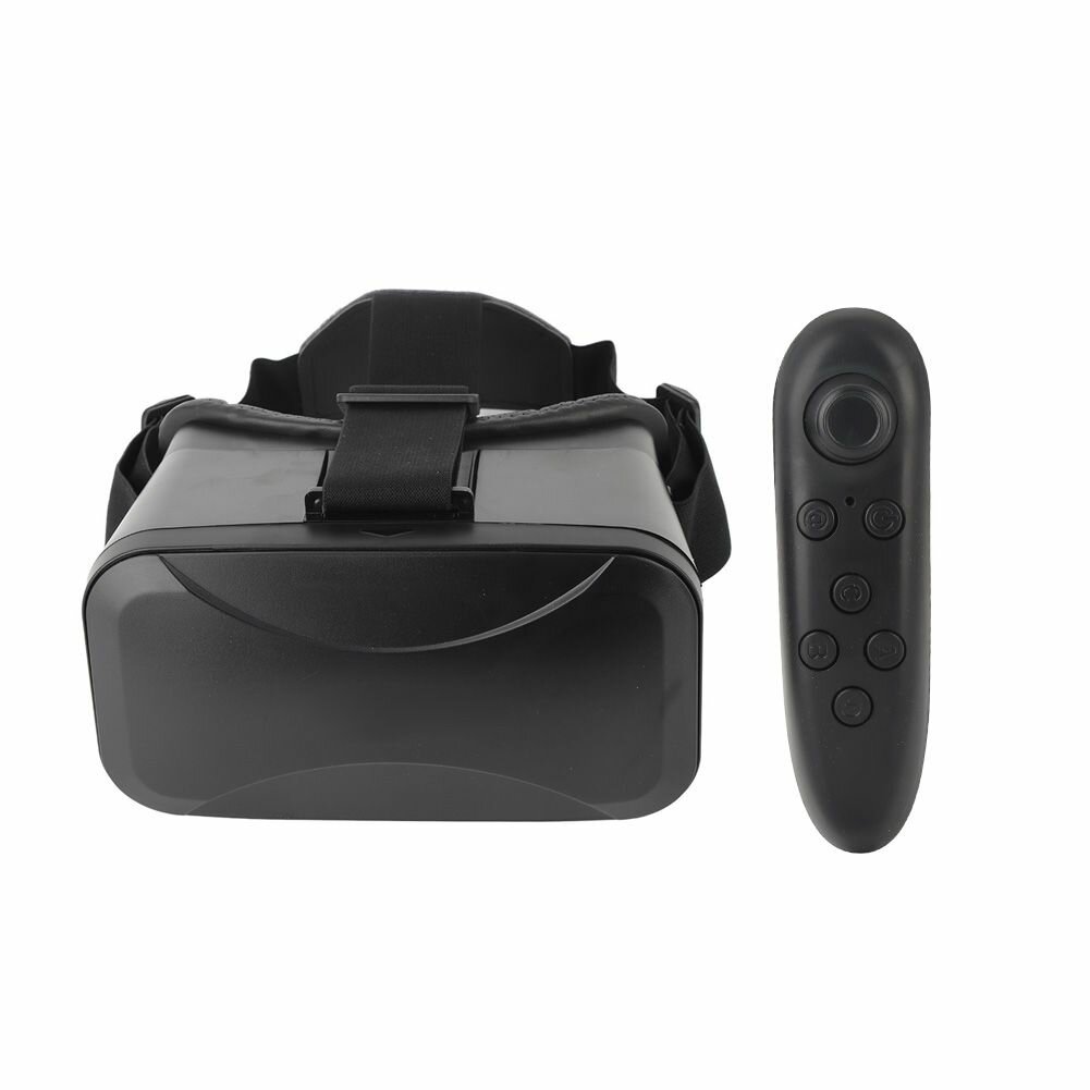 3D VR гарнитура виртуальной реальности 3D VR очки с геймпадом для IOS для телефонов Android для детей и взрослых (очки V7 Y1 с черной ручкой)