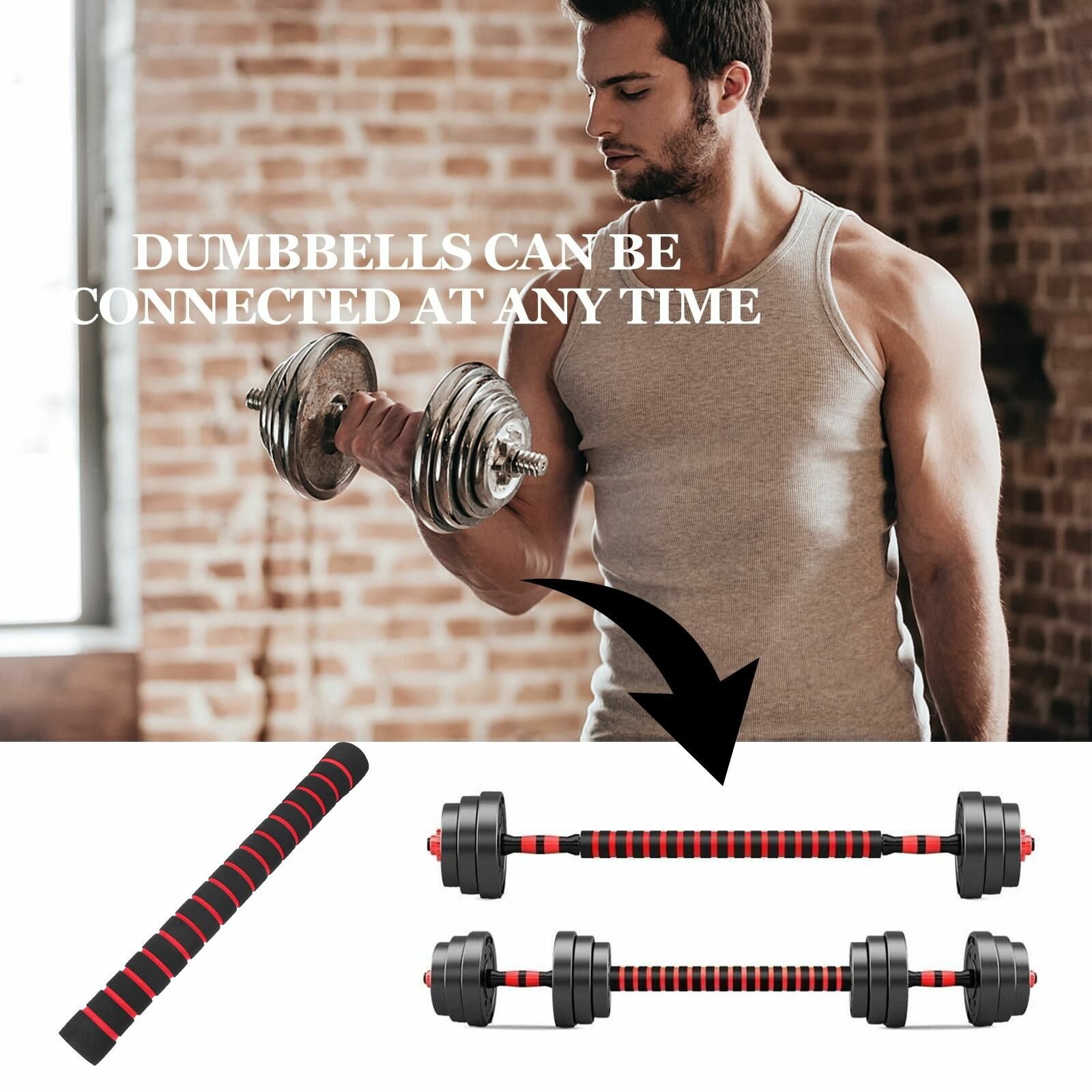 Соединительная Гиря Прочная Род Для Штанги 40.00X4.50X4.50CM