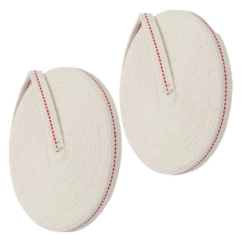 Упаковка Фитиля Керосиновой лампы длиной 2-10 м Из Смеси хлопка и стекловолокна Для замены Фитиля, Подходящего для Изготовления Ламп для кемпинга на открытом воздухе