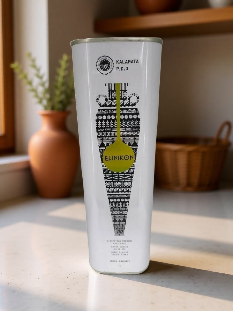 Оливковое масло Extra Virgin 0,5% Elinikon Kalamata, 1л Греция