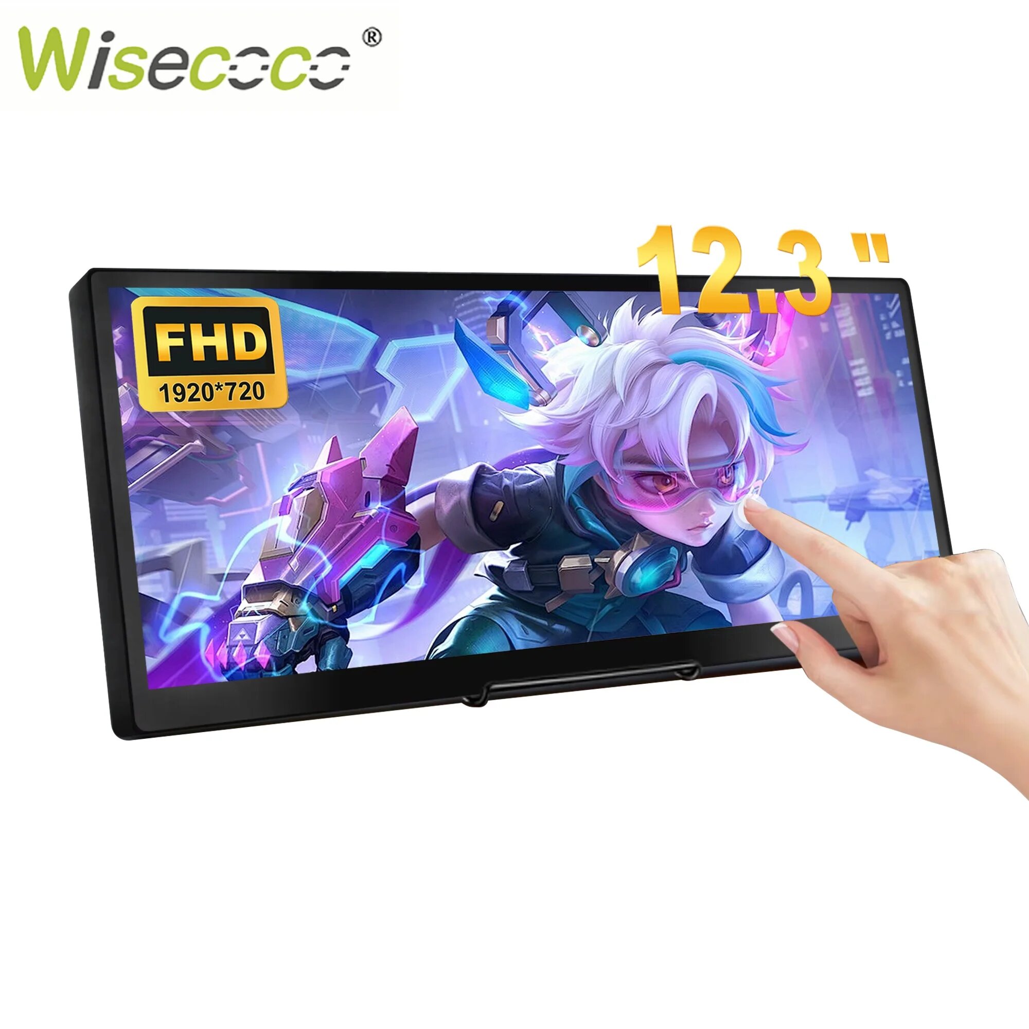 Wisecoco 12,3-дюймовый сенсорный монитор