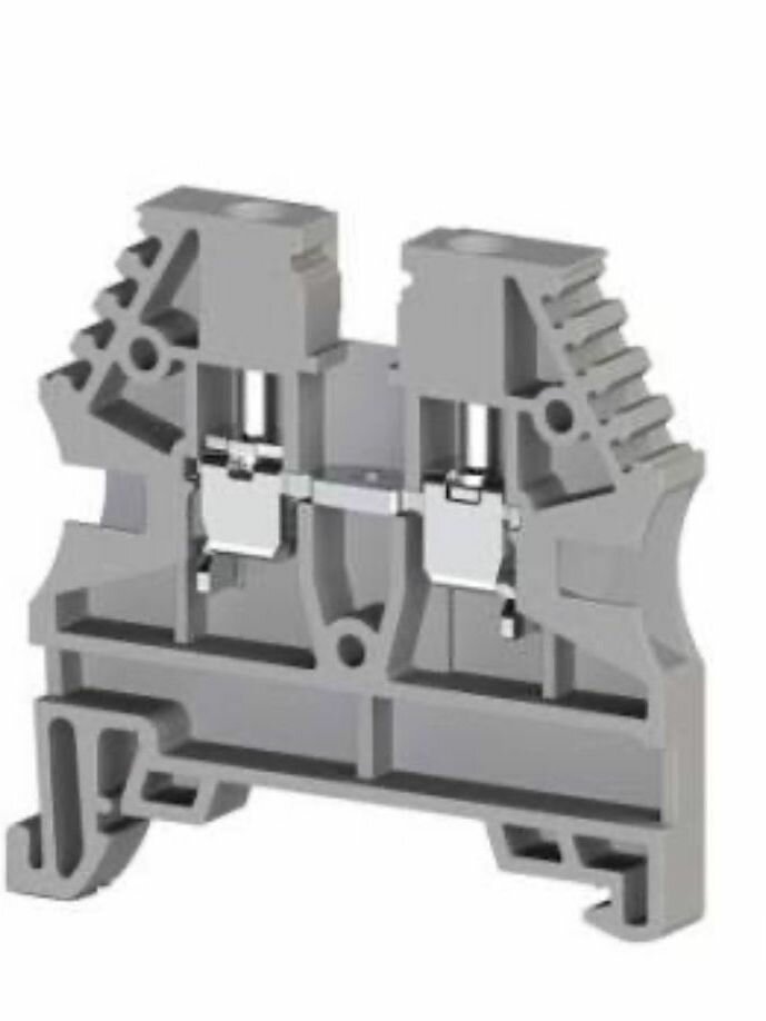 Клеммник на DIN-рейку Klemsan 304130RP AVK4(RP) серый 4кв. мм 2шт