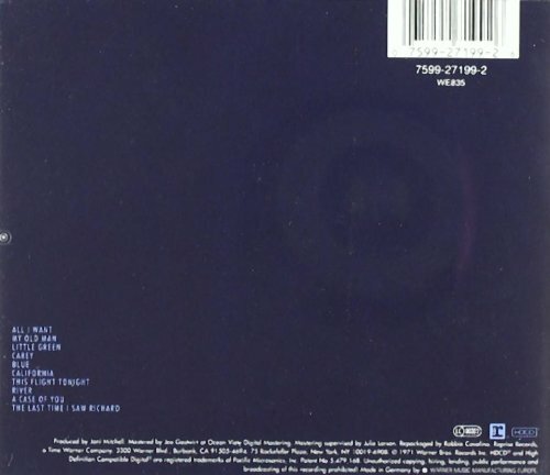 Компакт-диск Joni Mitchell - Blue (1 CD) — фото 1