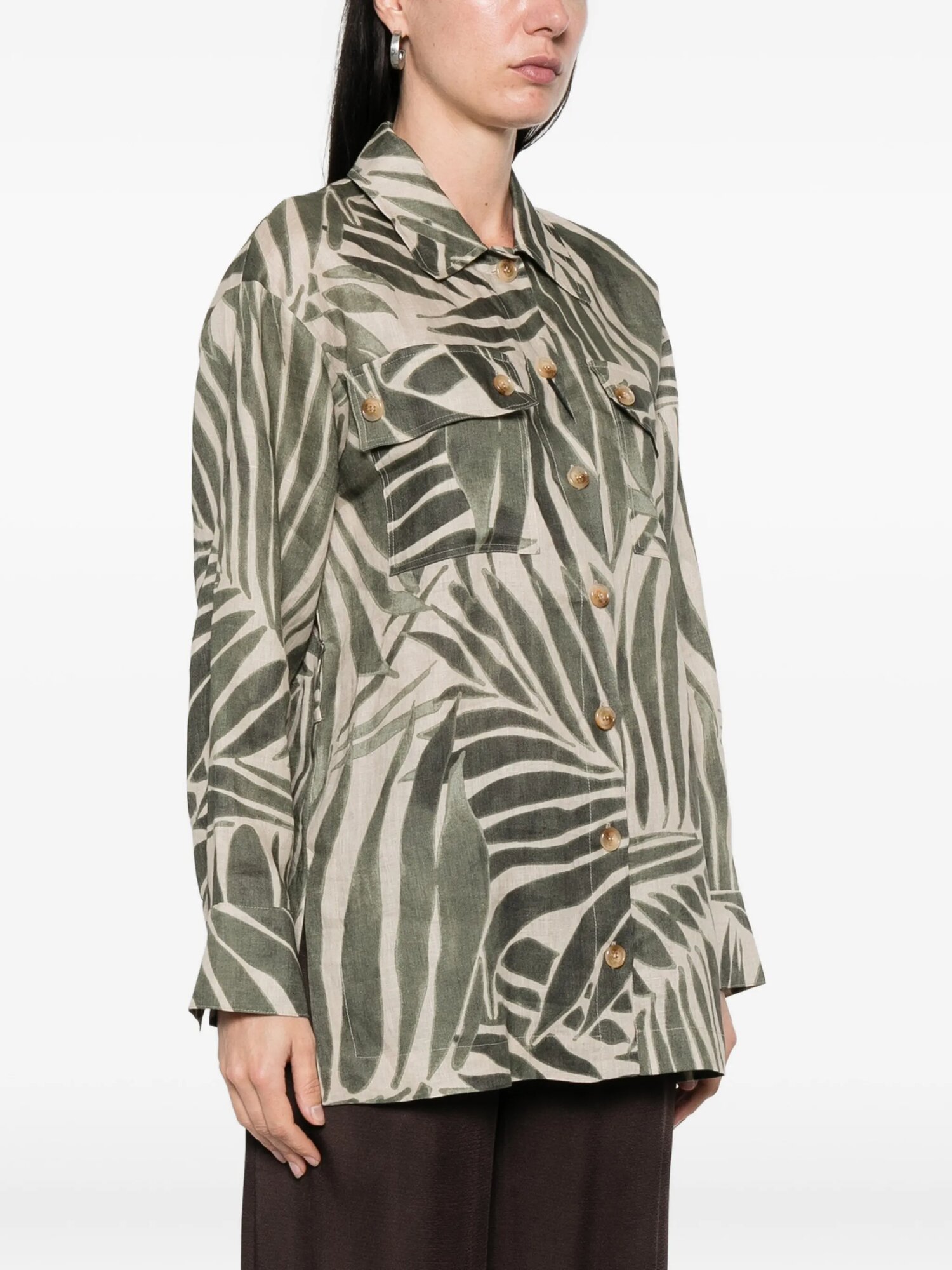 Рубашка PennyBlack Print belted shirt, размер 46 — фото 1