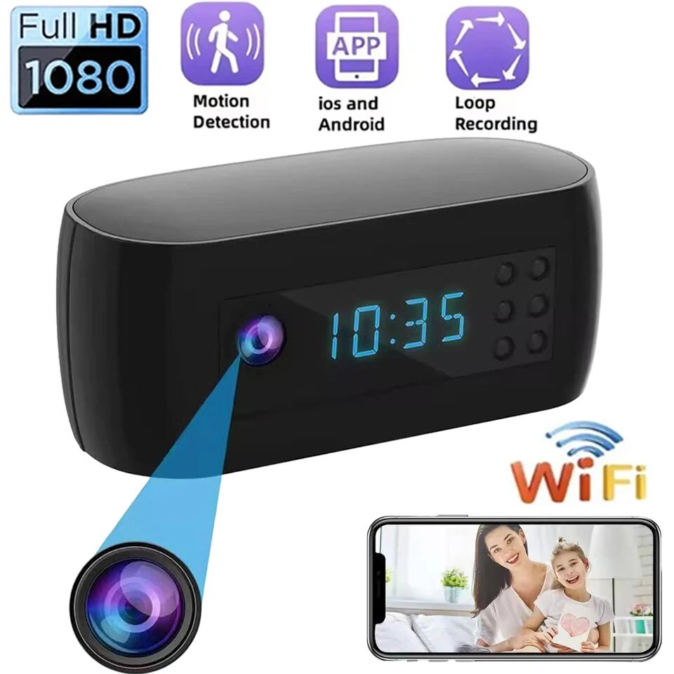 Мини-видеокамера Full HD 1080, Motion Detection, WiFi — фото 1