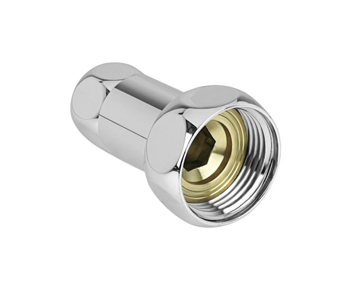 Соединение VALFEX прямое с двумя накидными гайками 1 ВР х 1/2 ВР для полотенцесушителя