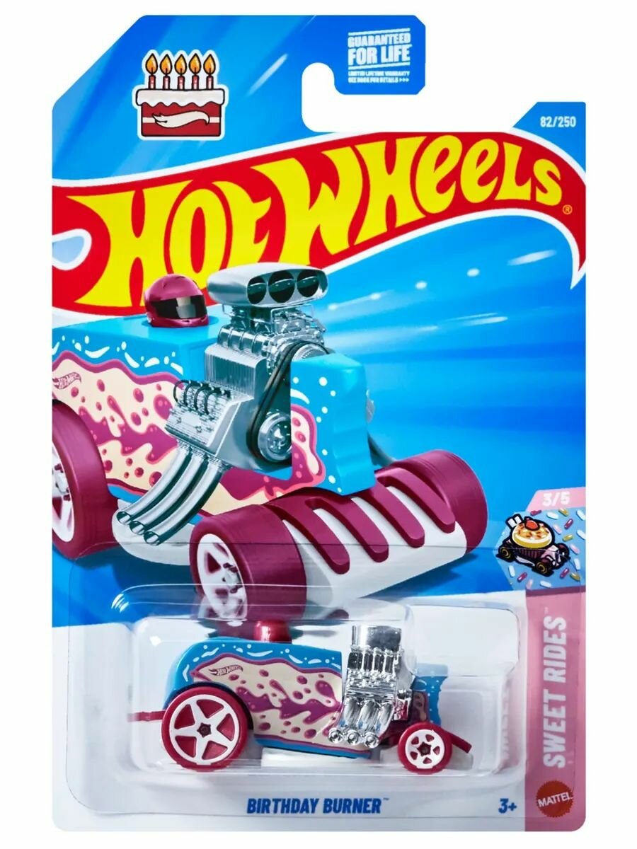 JJJ45 Hot Wheels машинка металлическая игрушка коллекционная масштабная модель Birthday Burner кейс 2026