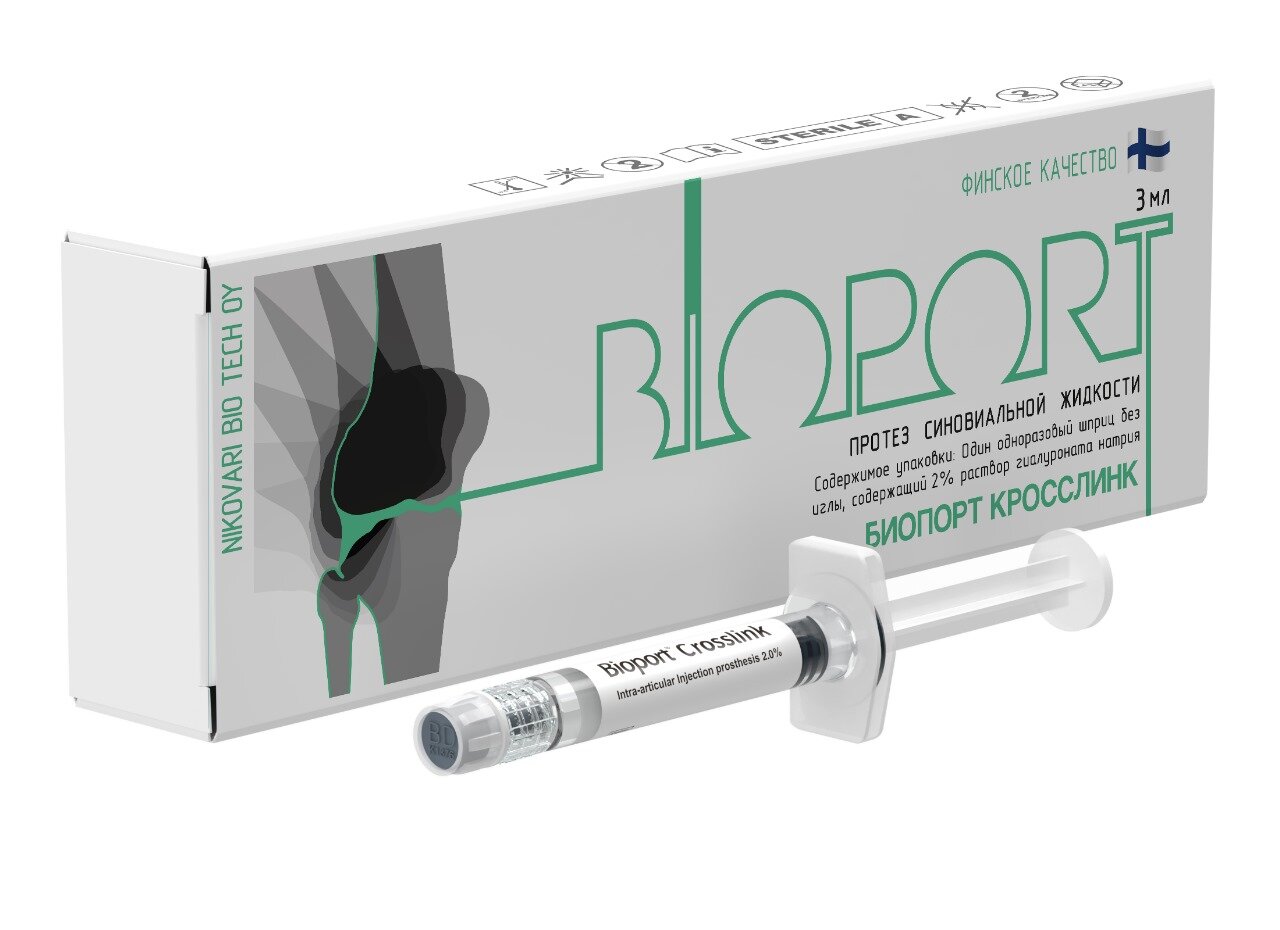 Bioport Crosslink (Биопорт Кросслинк) Протез синовиальной жидкости