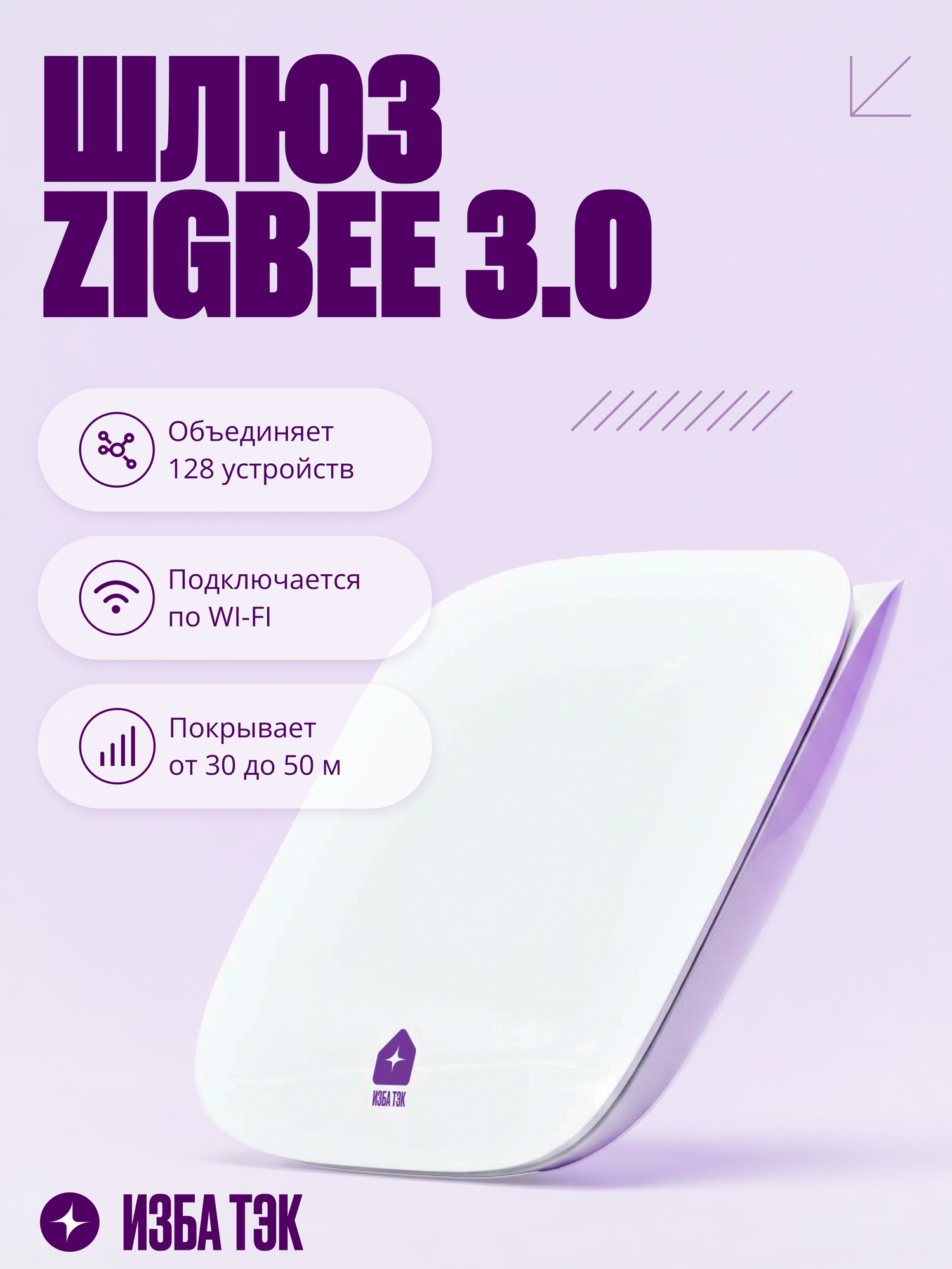 Шлюз Tuya ZigBee 3.0 Gateway с Bluetooth 5.0 для умного дома, хаб с USB-C, белый Zigbee hub