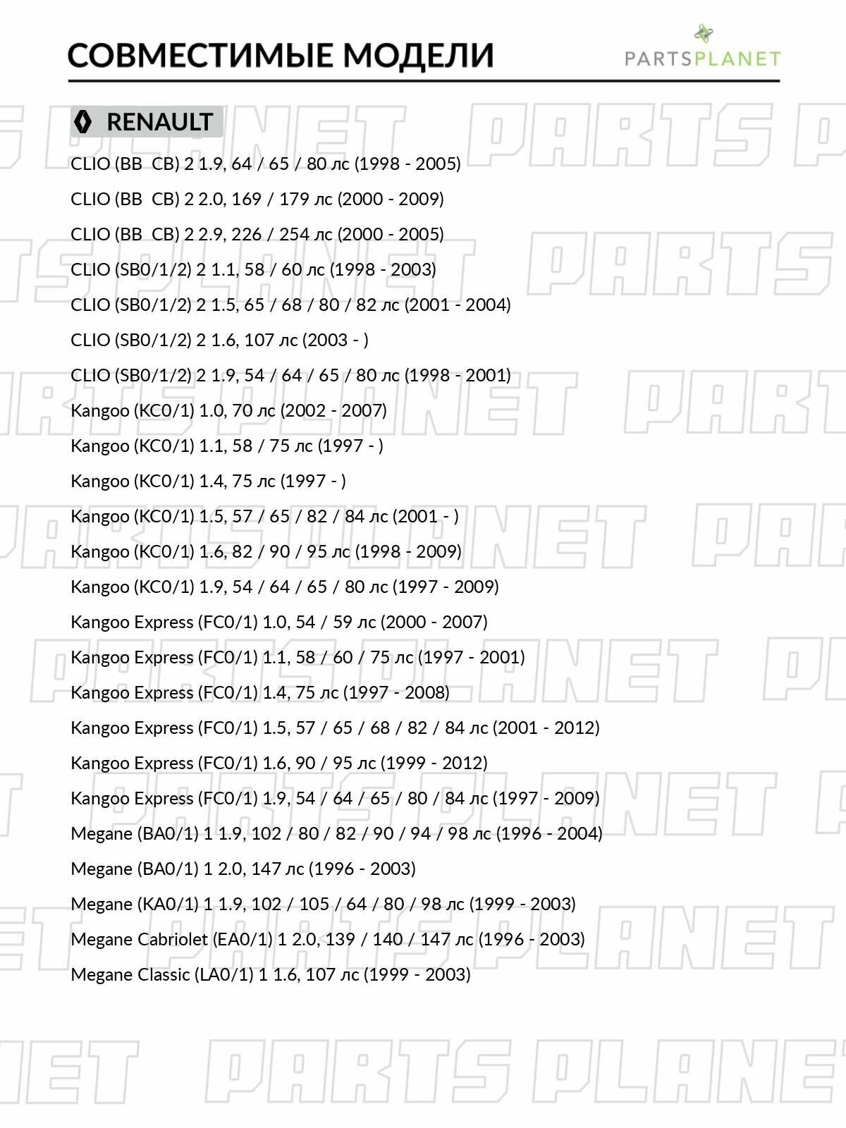 Опора шаровая, для Рено Меган 1 1996-2004, Кабриолет 1 1996-2003, Классик 1 1999-2003, Коач 1 2001-2003, Сценик 1997-1999 арт JBJ761 — фото 1
