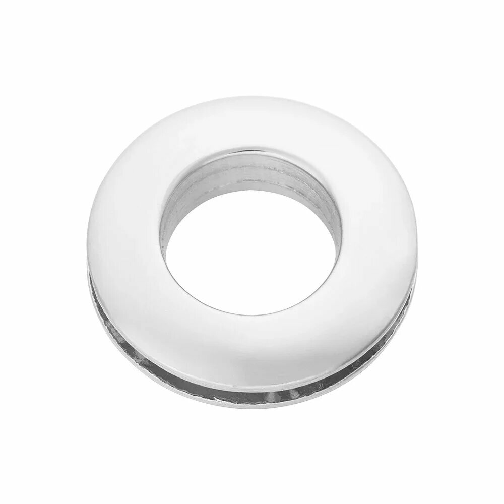 Металлические люверсы серебристого цвета 1 шт. Белый, 10.6x21mm, Silver