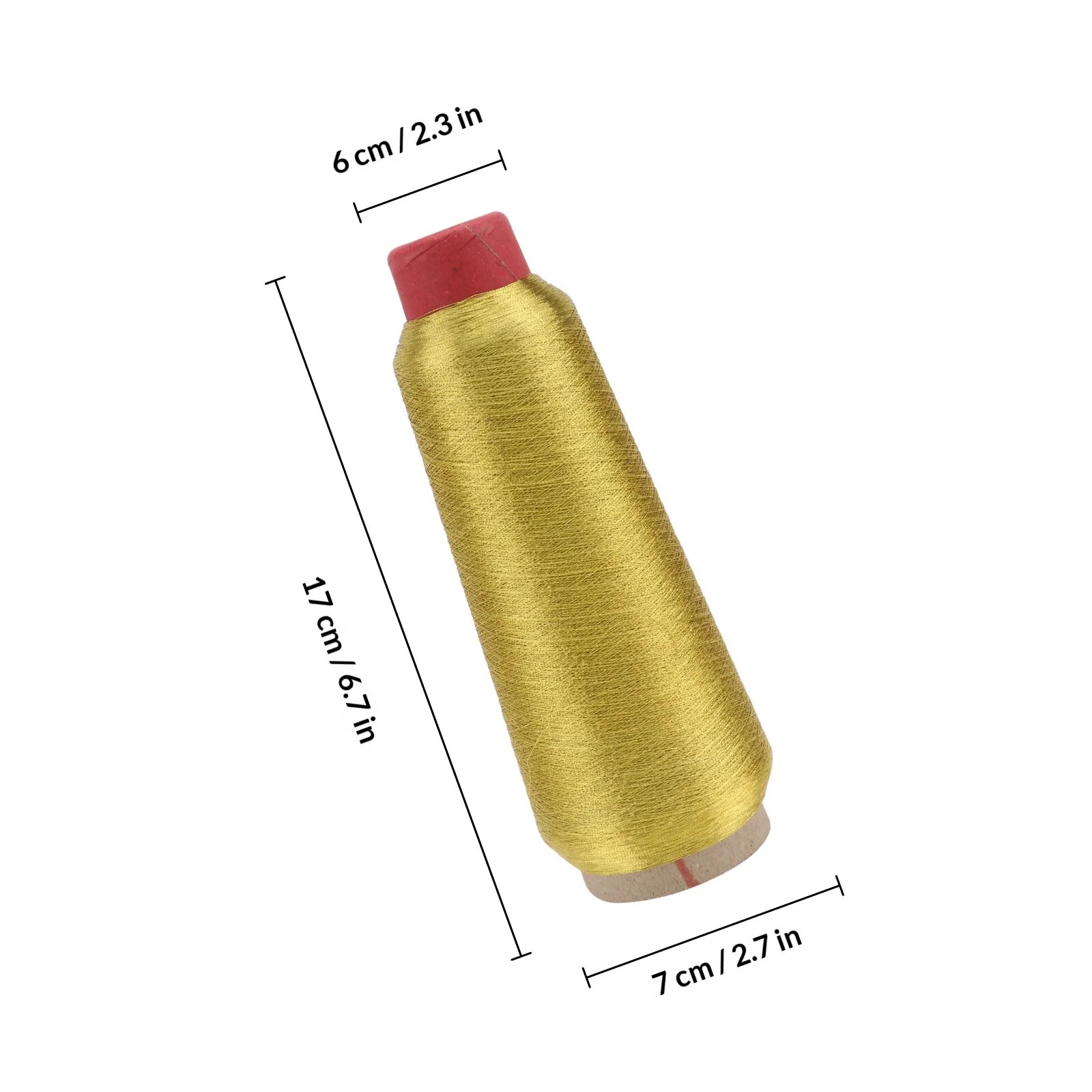 Золотые швейные нитки Golden 5000 ярдов