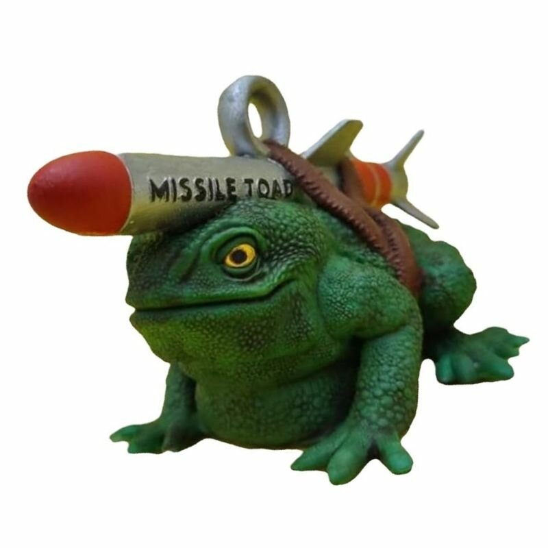 Подвеска в виде Ракетной Жабы из смолы