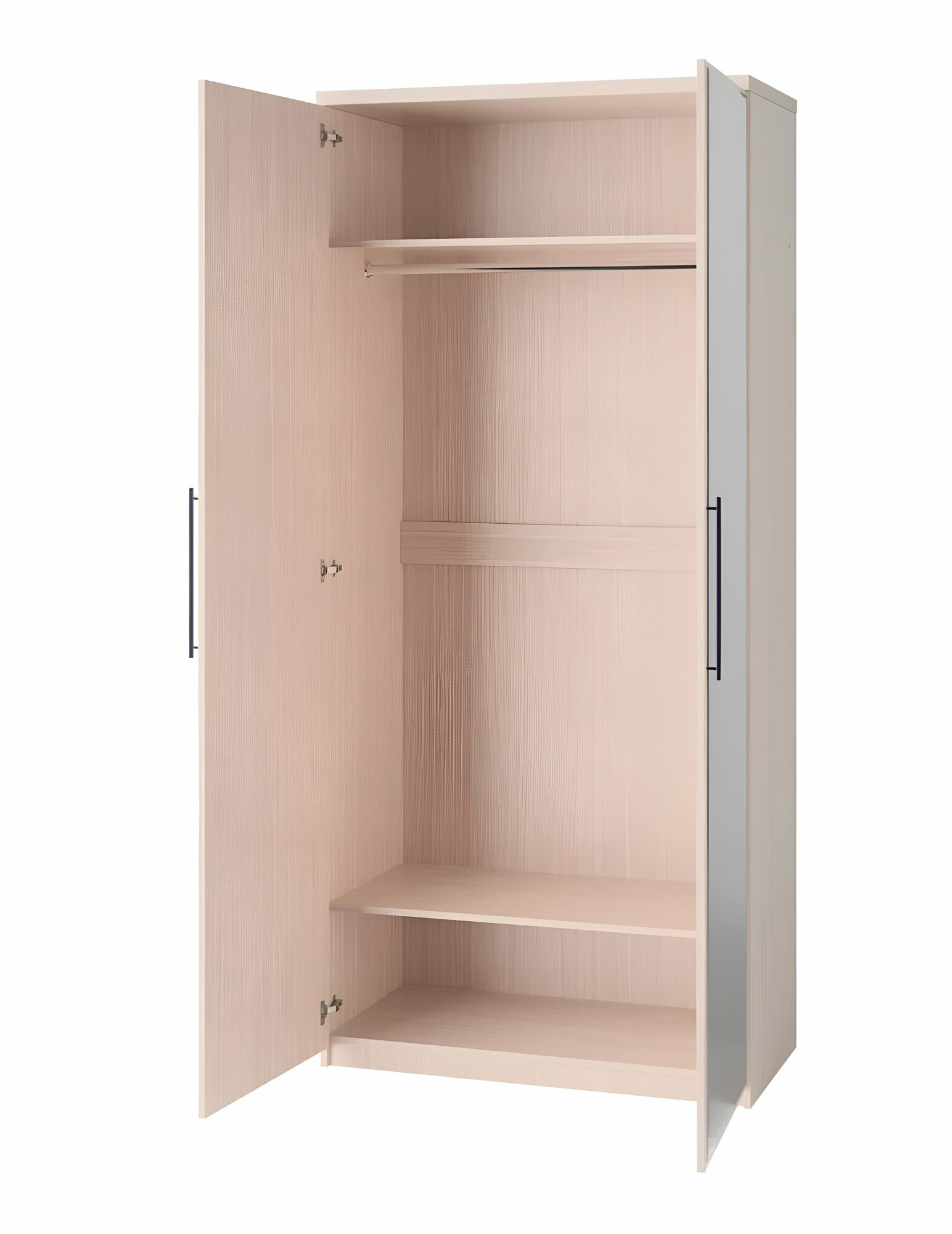 Шкаф распашной для одежды Мелодия Эконом 2 60х45х240 см, лдсп Вяз