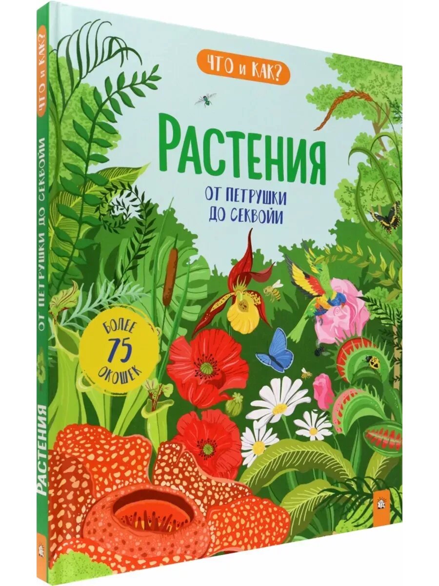 Растения. От петрушки до секвойи. Что и как? Книжка-картонка