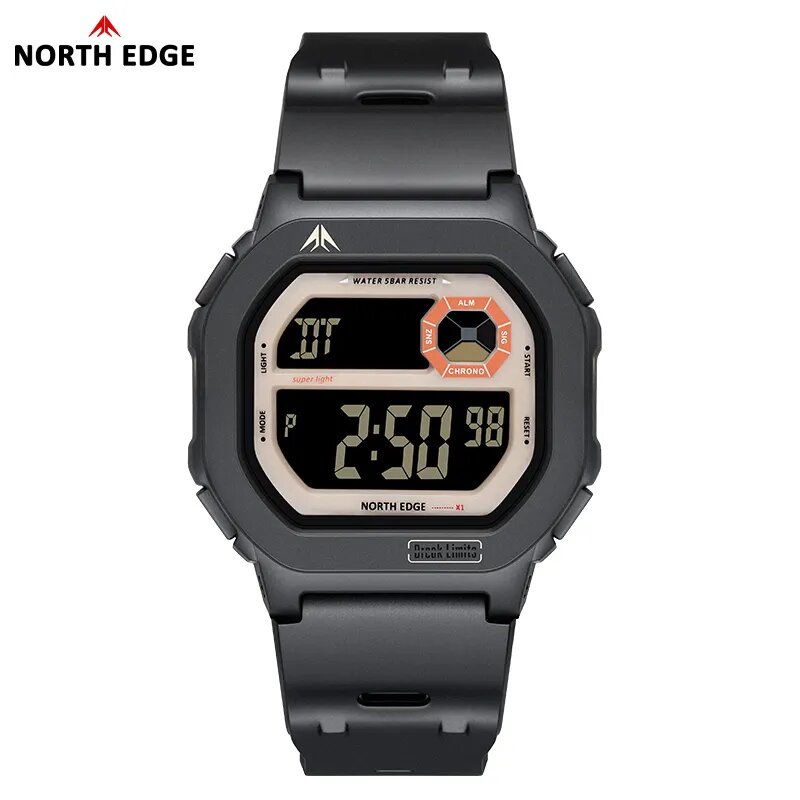 NORTH EDGE X1 Смарт-часы Черный Бежевый