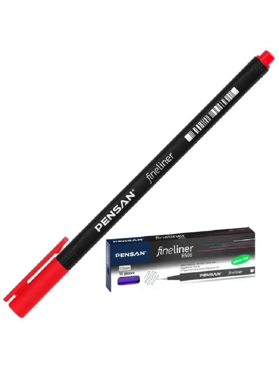 Нежный красный линер для точных линий