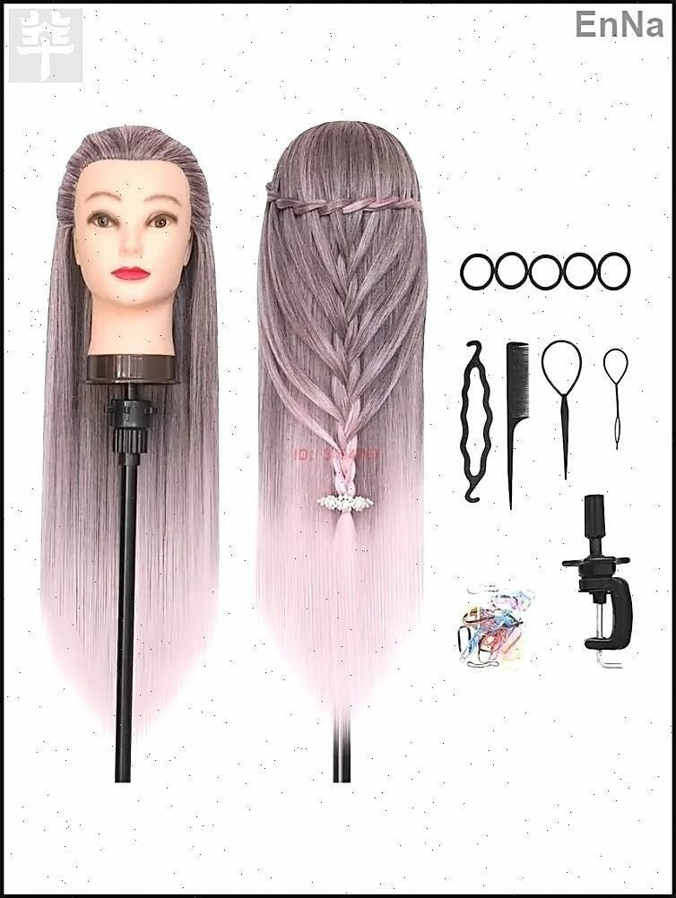 Учебная голова для причесок