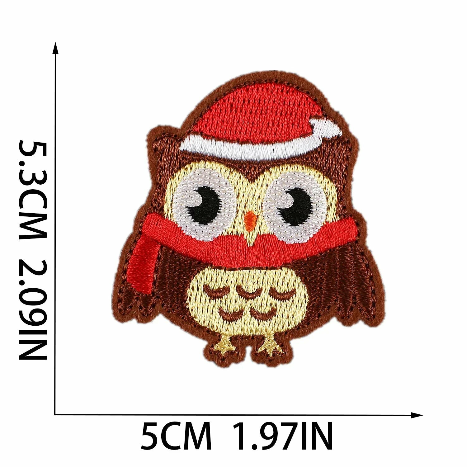 Рождественские животные вышитые заплатки 17