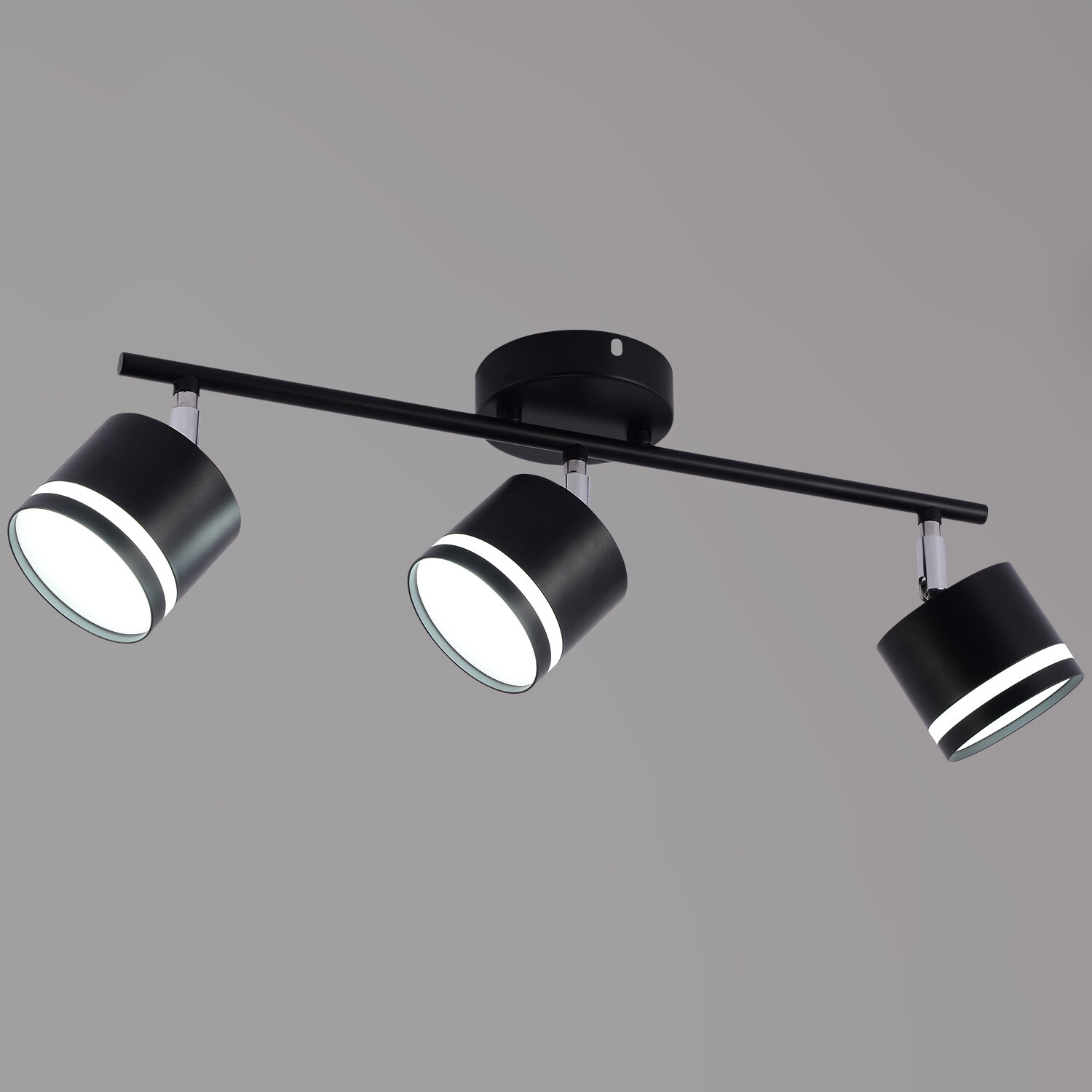 Люстра потолочная Reluce, Светильник для спальни, гостиной и зала, 45Вт, GX53, 50540-0.3-03 GX53 BK+CR