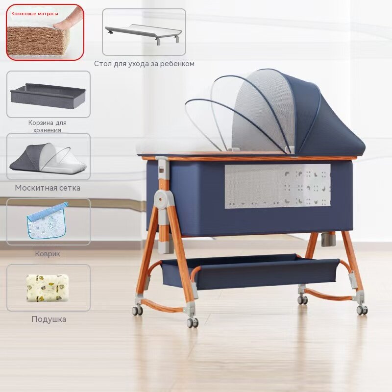 Детская кроватка Avdeev "Д , качалка, переноска, маятник
