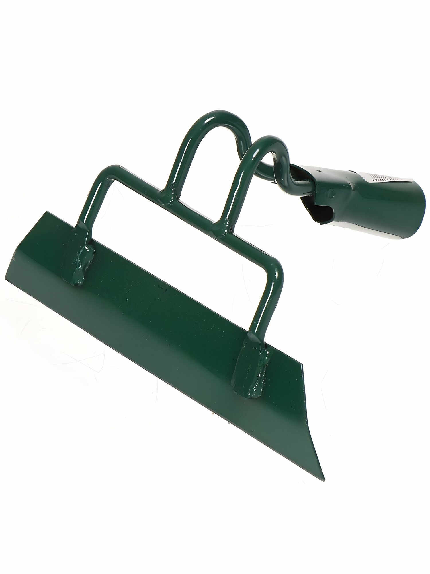 Металлическая тяпка 250х50 мм для прополки и рыхления почвы, садовый инструмент с порошковой окраской, без черенка