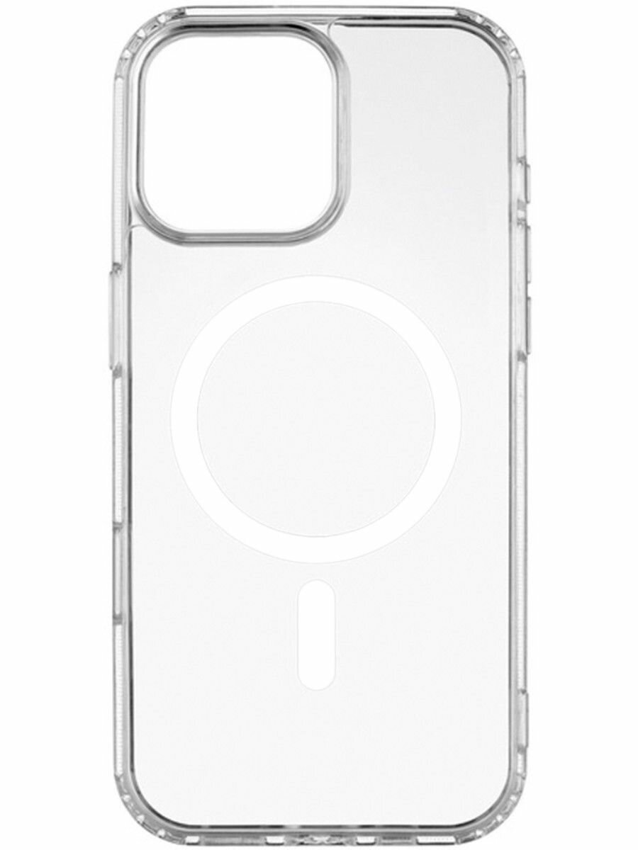 Чехол-накладка Devia Crystal Series Magnetic ShockProof Case (Built-in touch) для смартфона Apple iPhone 17, прозрачный