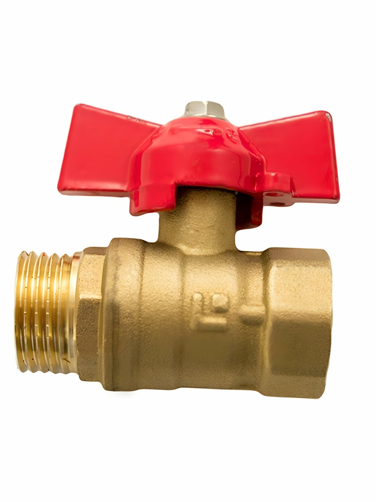 Кран шаровой STI для воды 3/4 дюйма, ручка-бабочка, латунный, г-ш, Китай