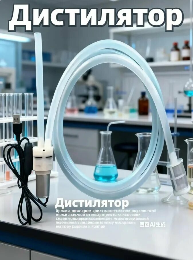 Электрический насос для перекачки браги и сусла, автоматический насоссифон для перекачивания жидкостей, удобный аксессуар для домашнего самогоноварения и пивоварения