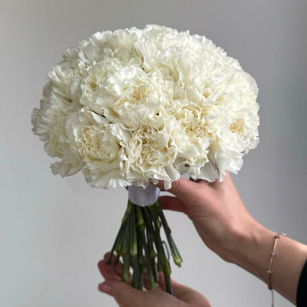 Свадебный букет Белые Диантусы