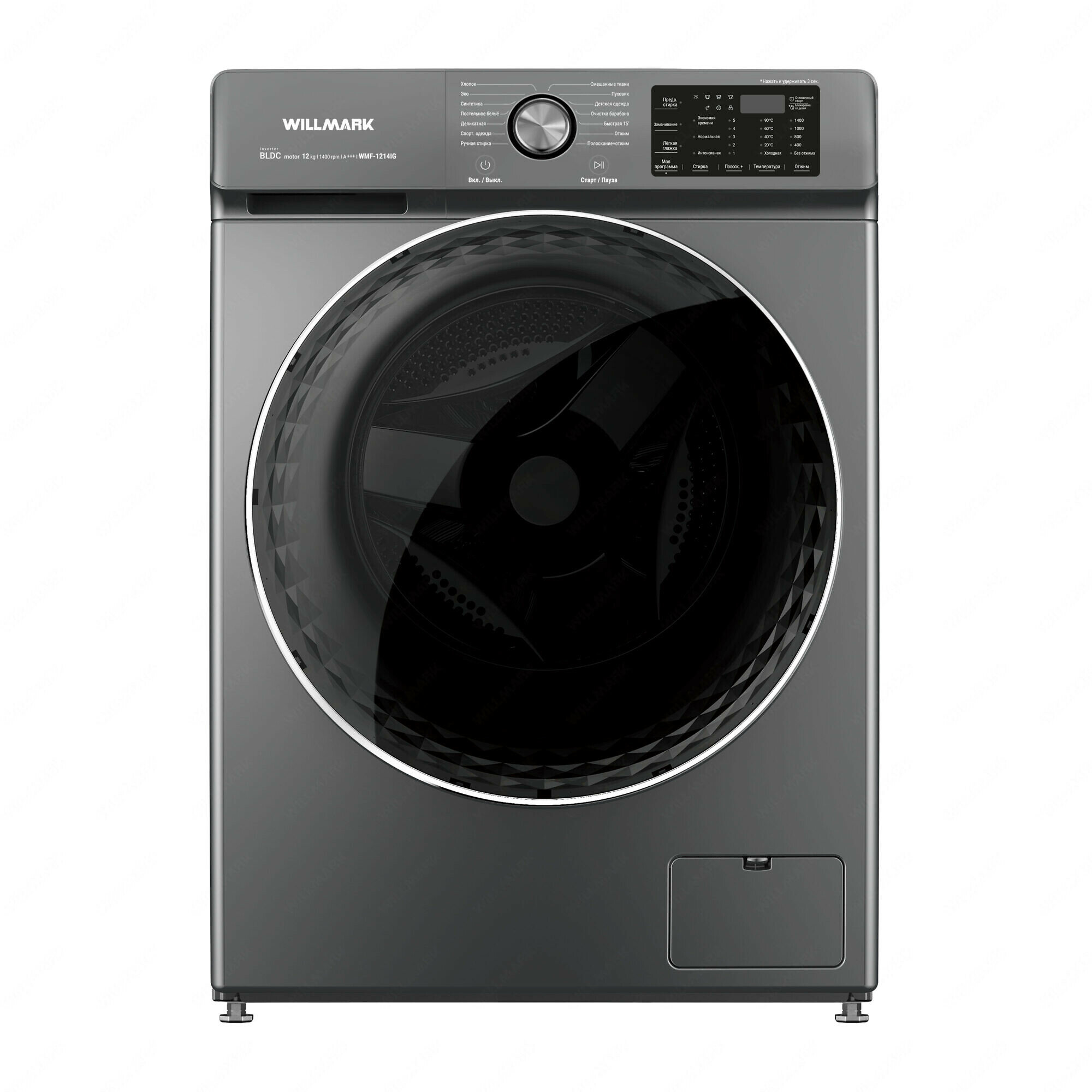 Стиральная машина WILLMARK WMF-1214IG графитовый