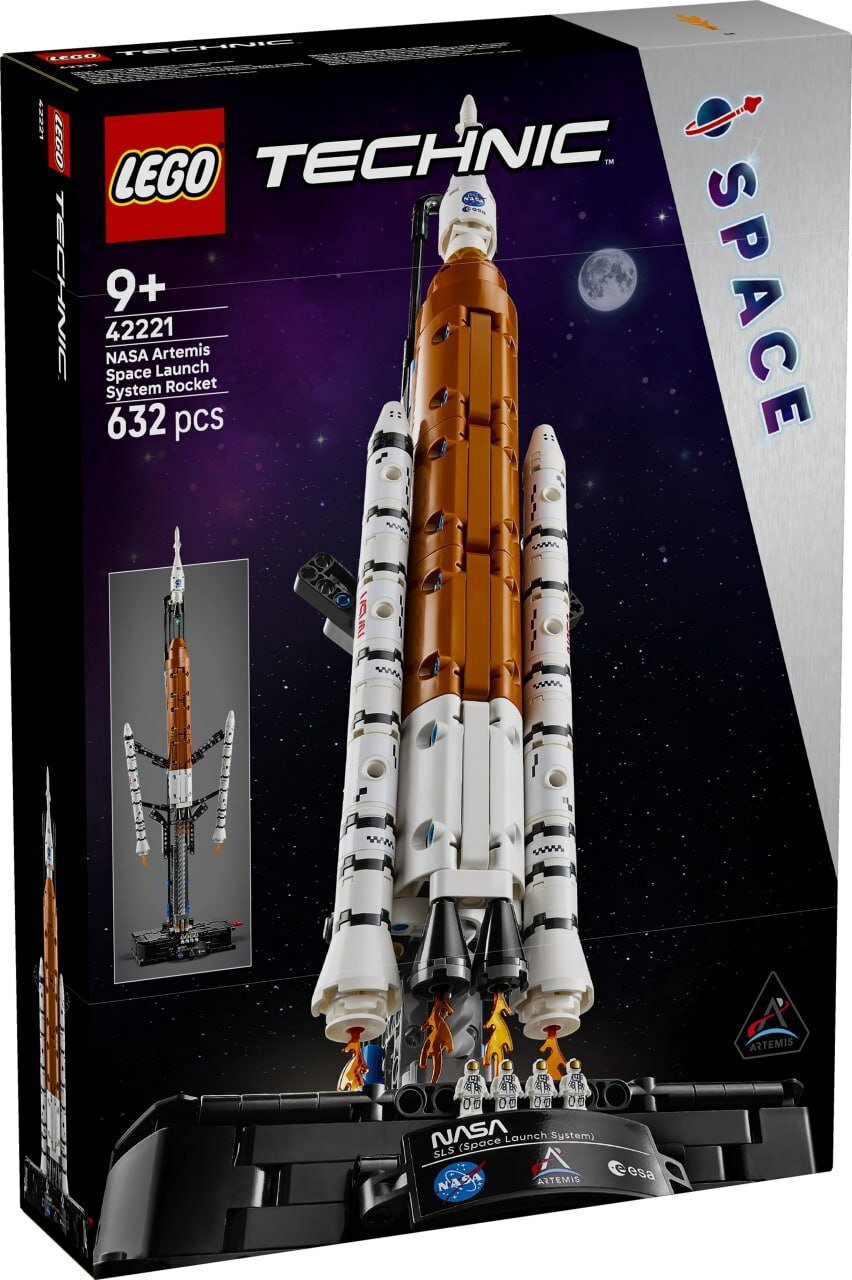 LEGO Technic 42221: NASA Artemis Space Launch System Rocket (Космическая стартовая система NASA Артемида)