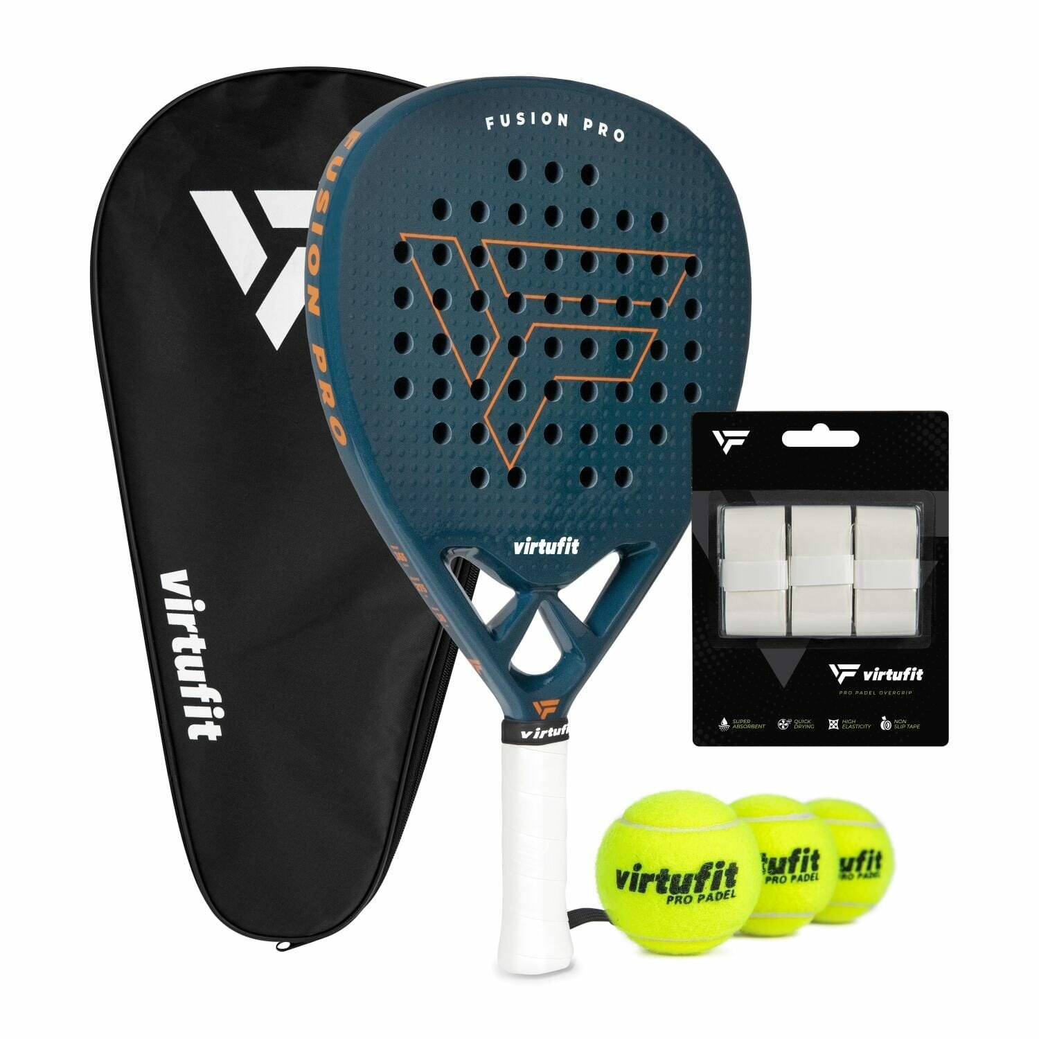 DECATHLON набор для падел тенниса VirtuFit Fusion Pro, deep teal