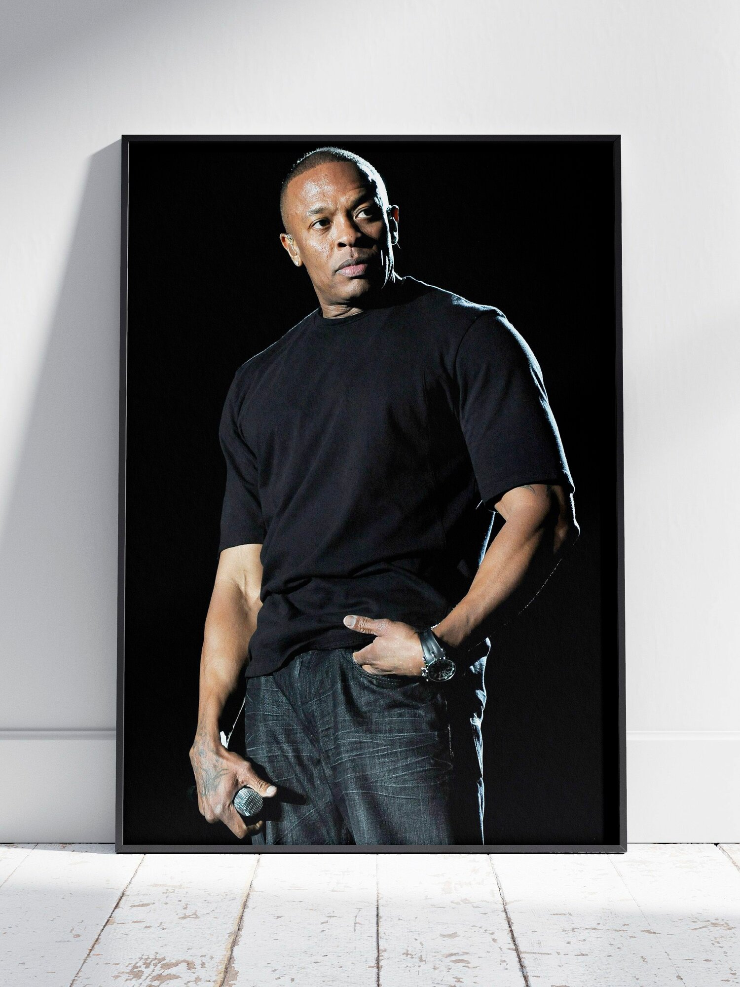 Плакат на стену для интерьера NWA (Доктор Дре - Dr Dre 6) - Постер по музыке и артисту формата A4 (21x30 см)