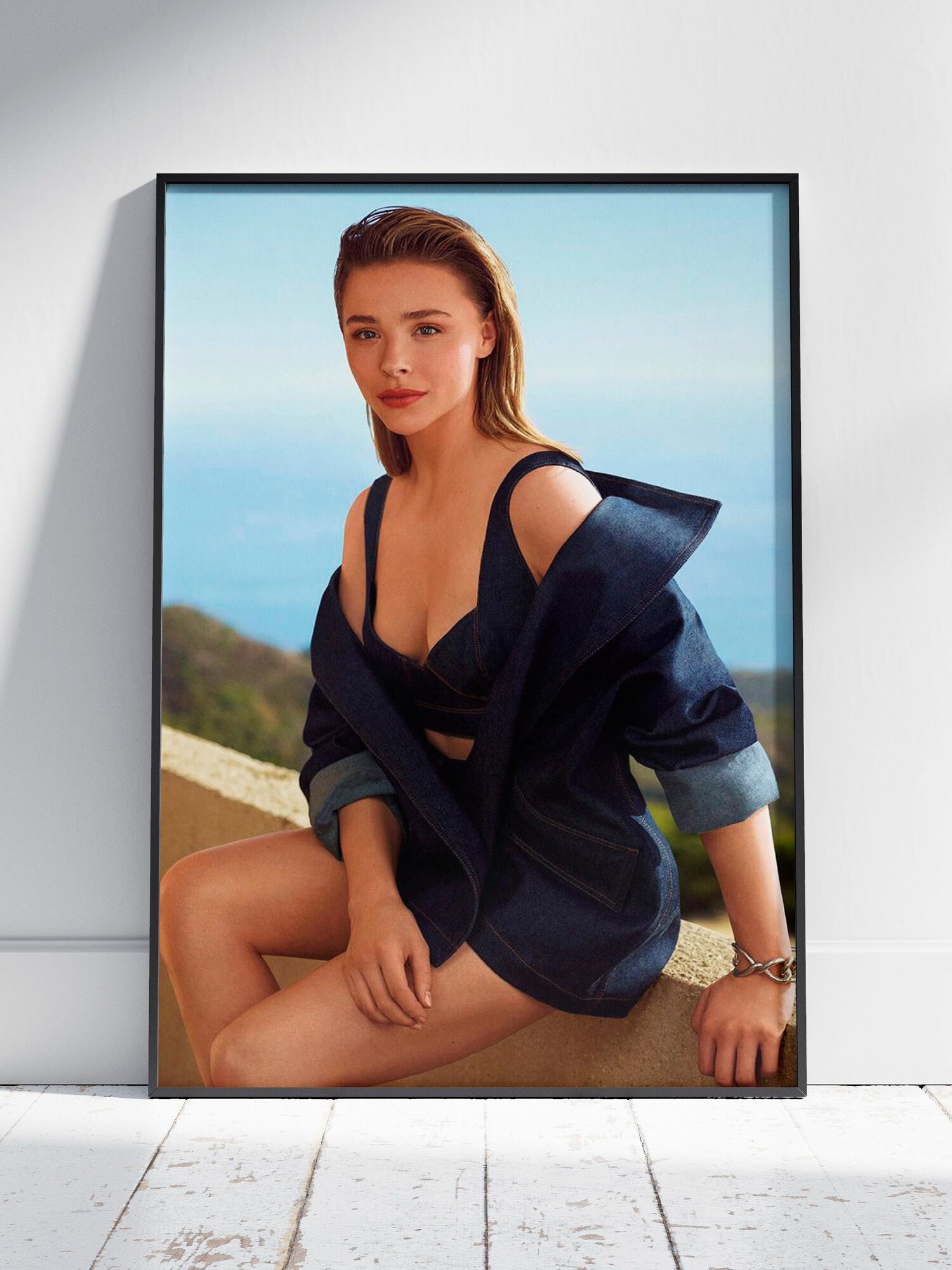 Плакат на стену для интерьера Хлоя Грейс Морец (Chloe Grace Moretz 1) - Постер по актеру фильма, кино, сериала формата A4 (21x30 см)