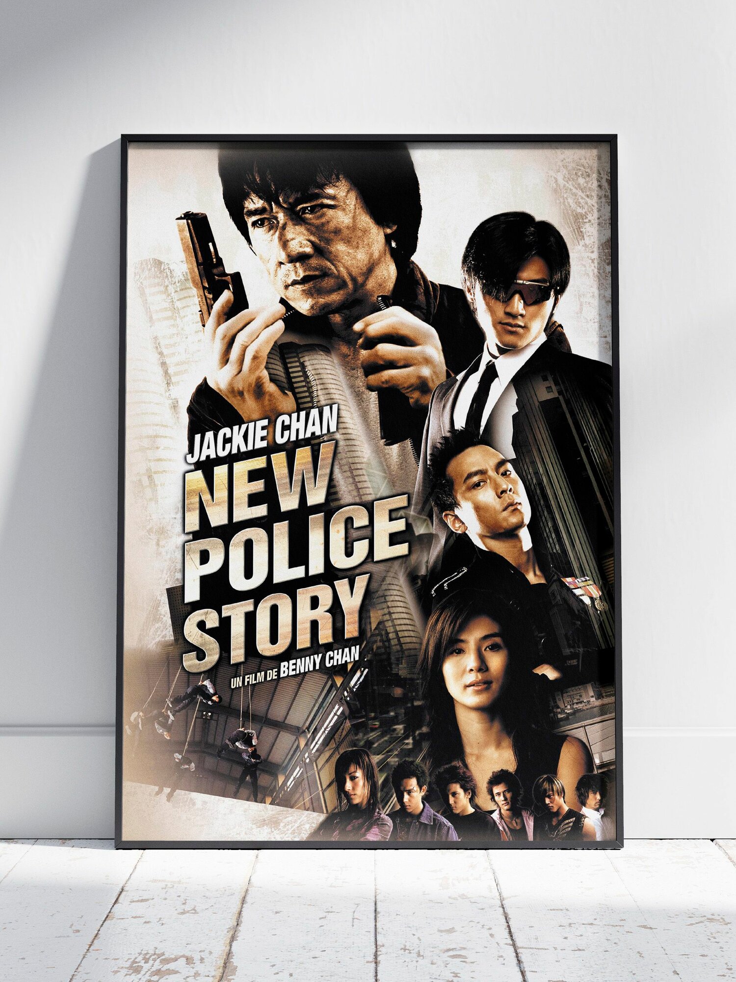 Плакат на стену для интерьера Джеки Чан (Jackie Chan 20) - Постер по актеру фильма, кино, сериала формата A4 (21x30 см)