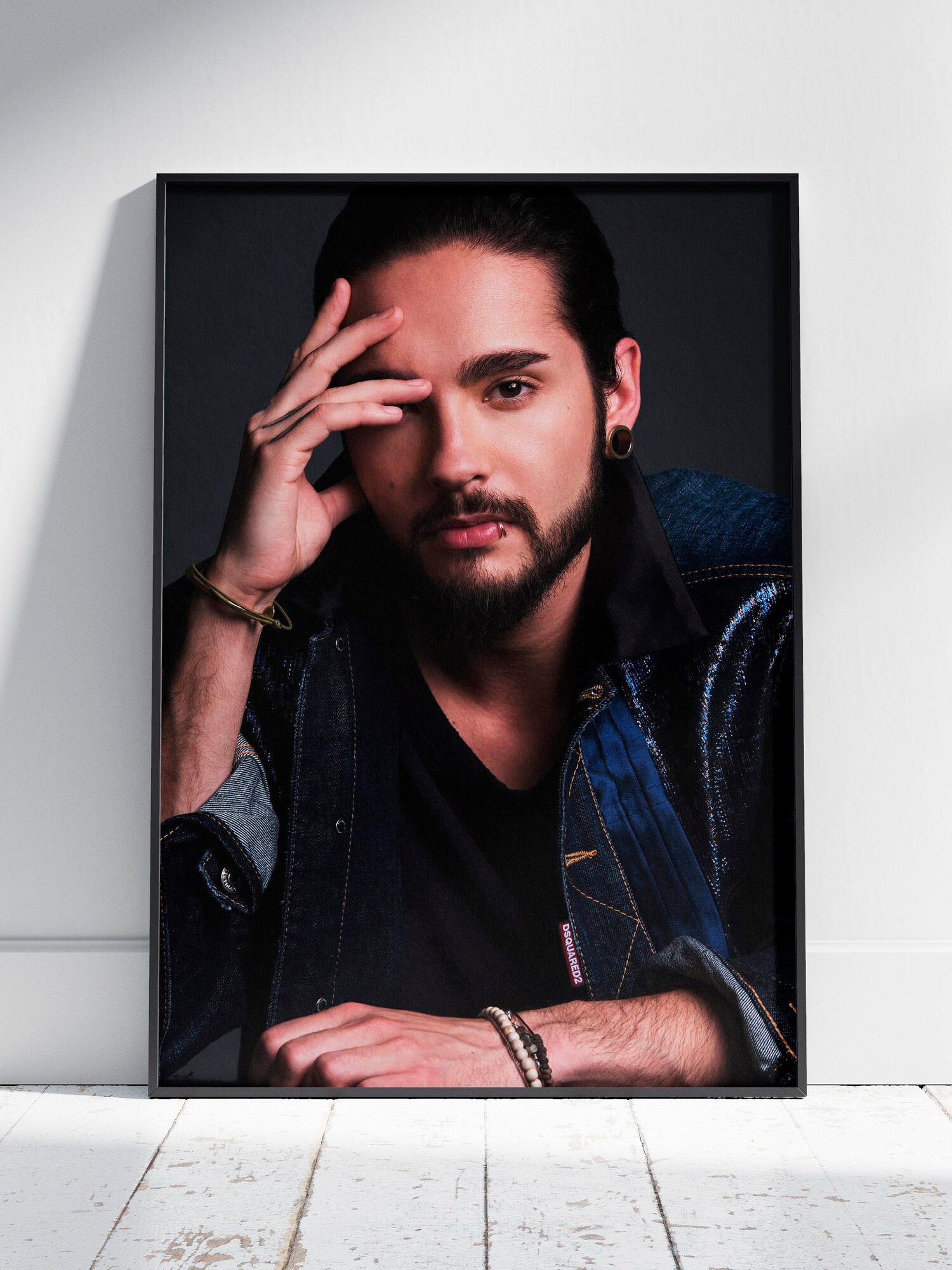 Плакат на стену для интерьера Токио Хотел (Том Каулитц - Tom Kaulitz 5) - Постер по музыке и артисту формата A4 (21x30 см)