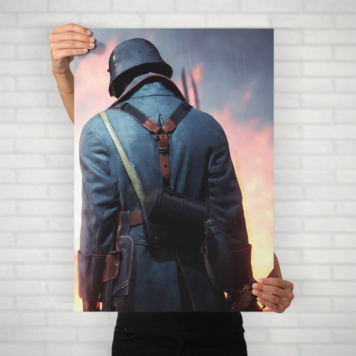 Плакат на стену для интерьера Бателфилд (Battlefield 1 - 9) - Постер по игре формата А2 (42x60 см)
