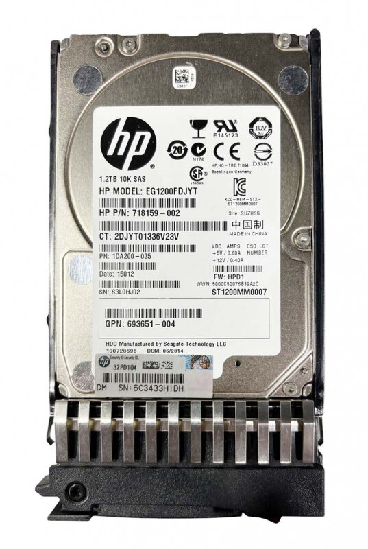 Жесткий диск HP 697578-006 1,2Tb SAS 2,5" HDD