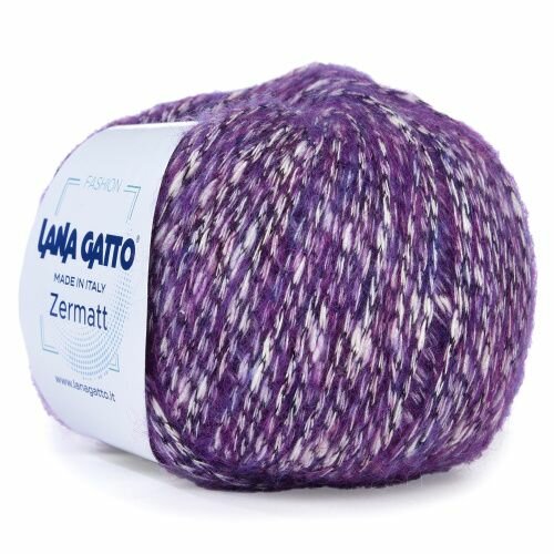 Пряжа Lana Gatto Zermatt 30598 (1 моток, 50г/115м) ежевика