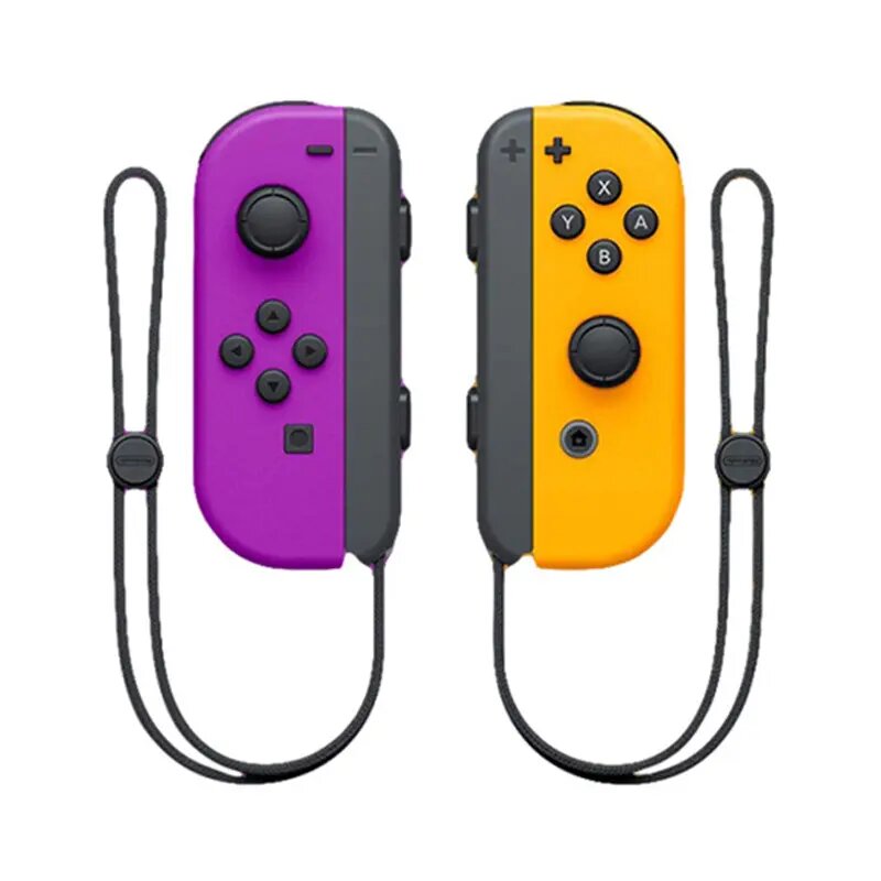 Фиолетово-желтый Joy-Con беспроводной контроллер для Nintendo Switch, Bluetooth-вибрация, без запястного ремня, игровые