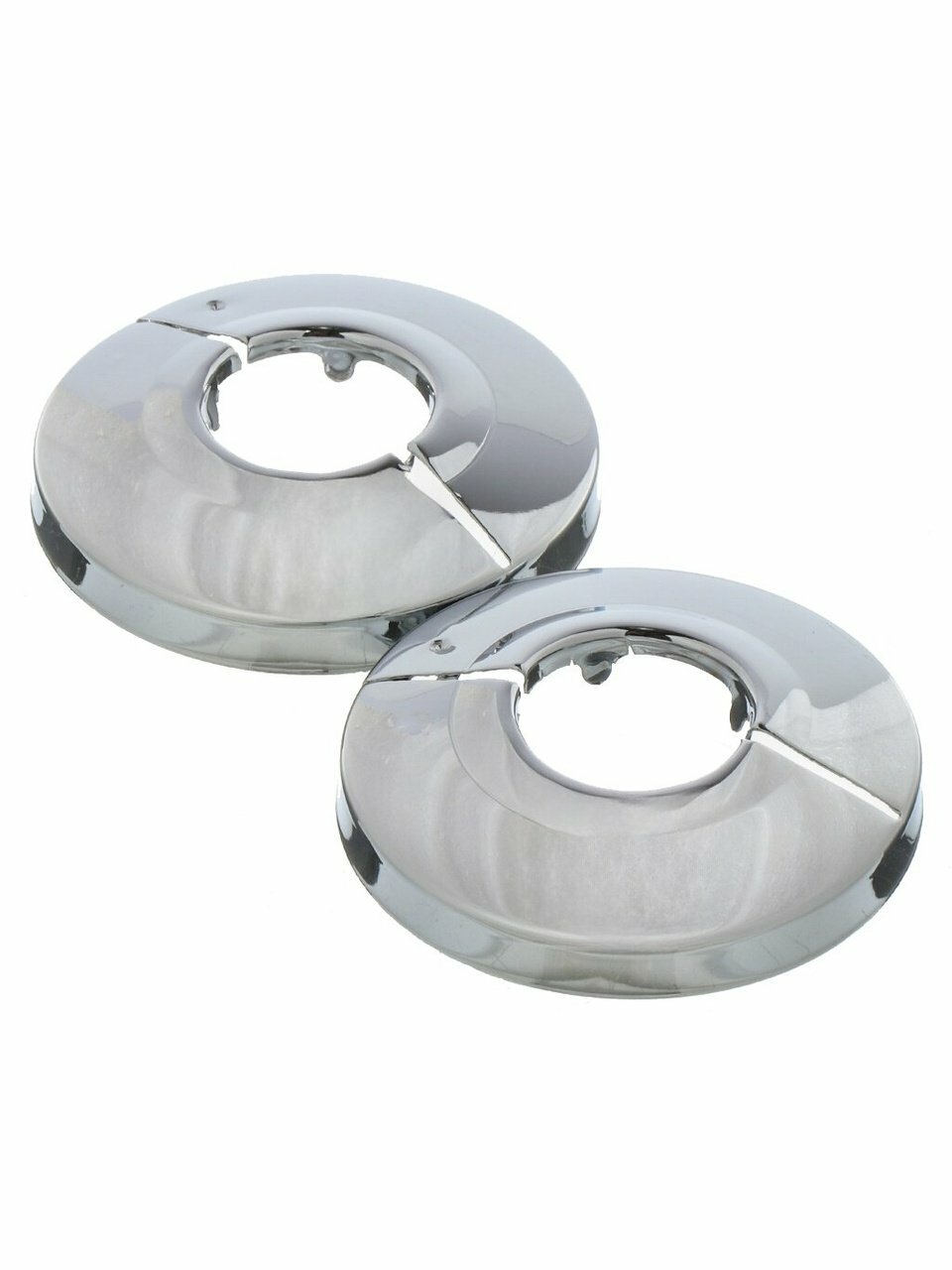 Декоративный отражатель ComfortFactor 1/2 дюйма, хром, 2 штуки в упаковке, артикул 526138-10 для смесителей и сантехники.