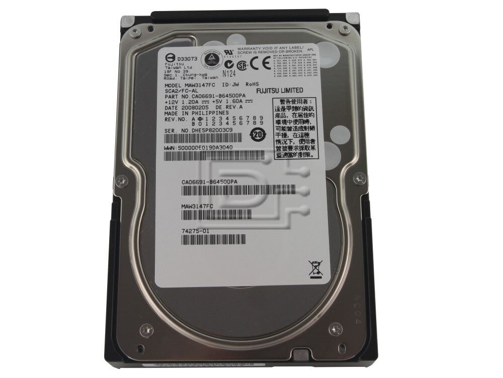 Жесткий диск Fujitsu MAW3147FC 147Gb Fibre Channel 3,5" HDD