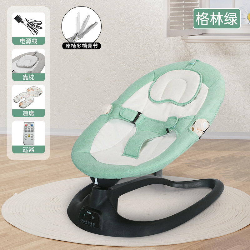 Детское кресло-качалка, электрическое кресло-качалка, устройство для успокоения младенцев, многофункциональное комфортное кресло для малышей, колыбель-кроватка для новорожденных.