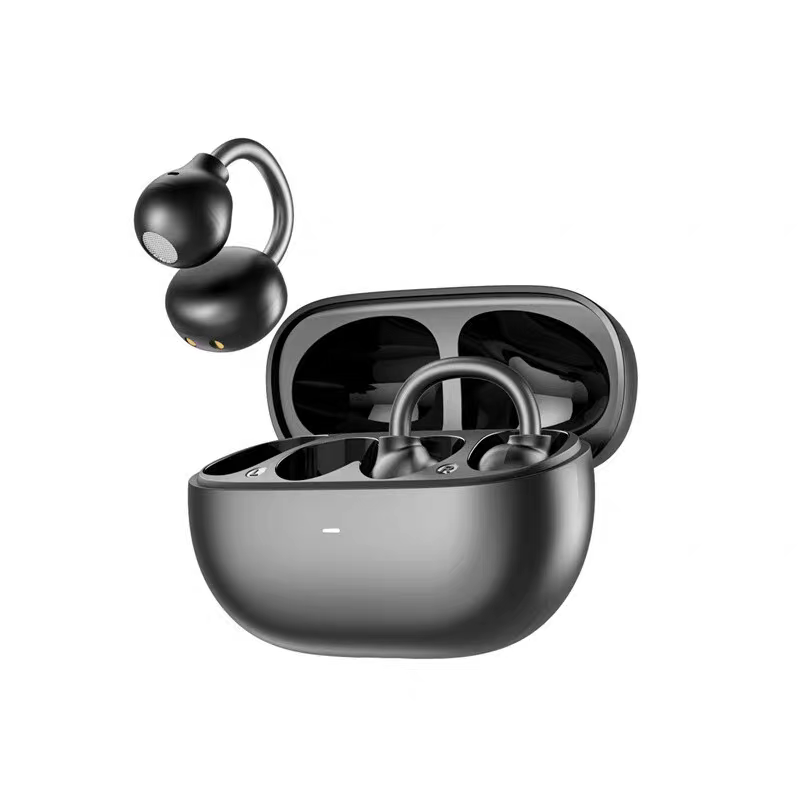WIWU Ai301 беспроводные Bluetooth наушники с AI-переводом, долгий срок службы, зажимной дизайн - Черный