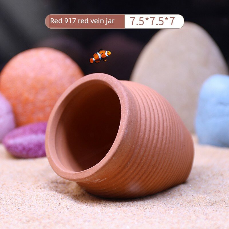 Керамическое укрытие для аквариума, домик для разведения креветок, гнездо для мелких рыб и креветок, маленькое