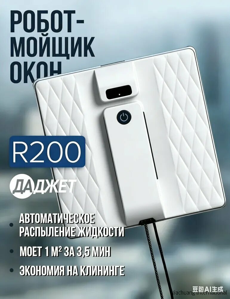 Робот для мойки окон R200, белый