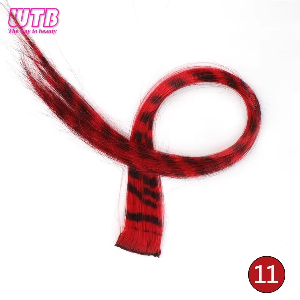 Синтетические пряди WTB зебра, Natural Color, 5 шт.